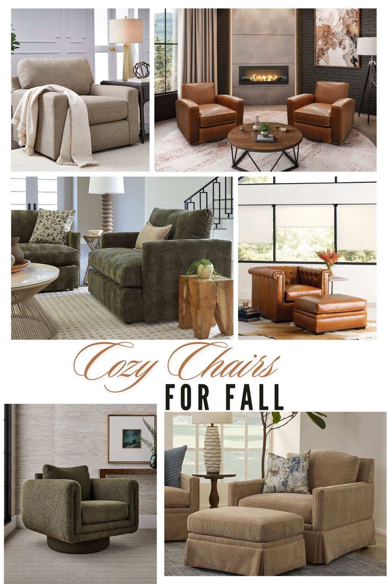 Cozy Chairs for Fall | E.F. Brannon Furniture